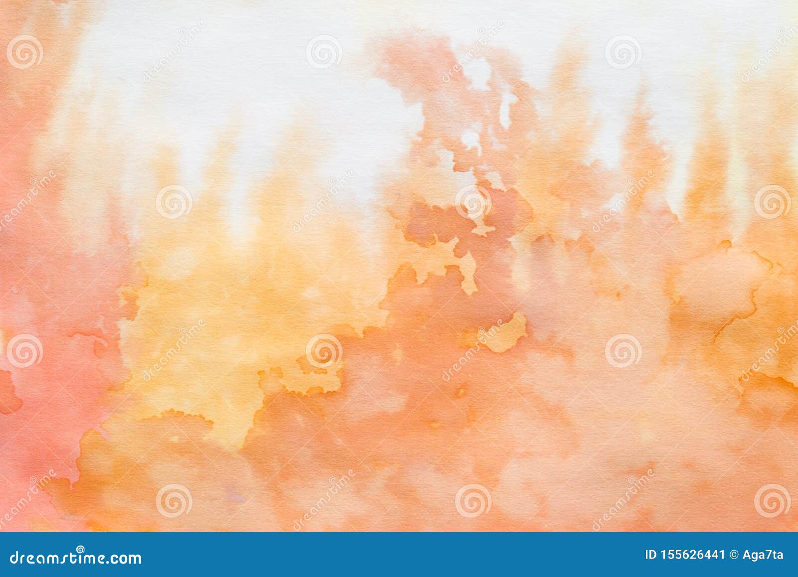 Orange Abstract Watercolor Painted Background Texture Stock Image ...