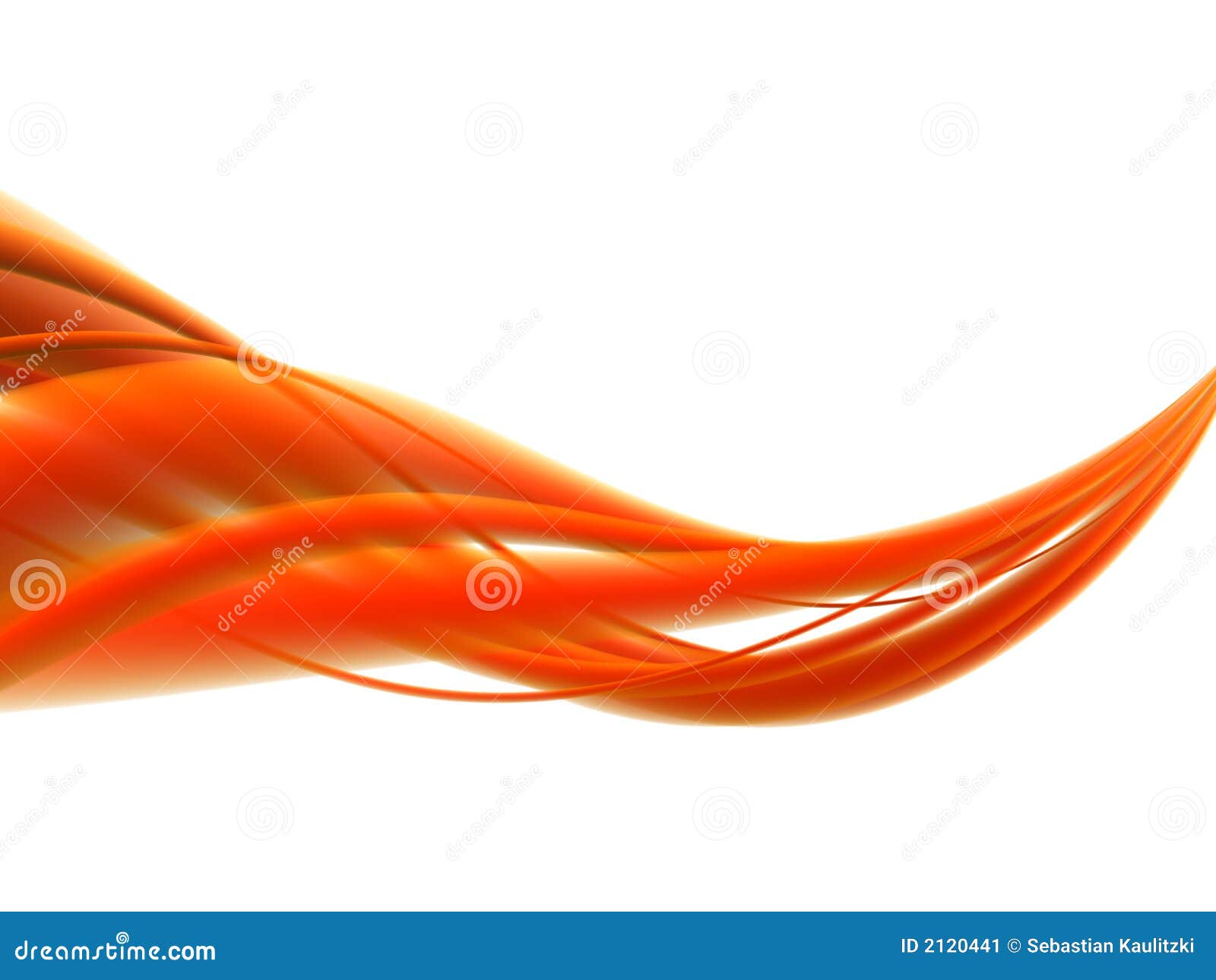 Orange abstract wave stock illustration. Illustration of borders - 2120441