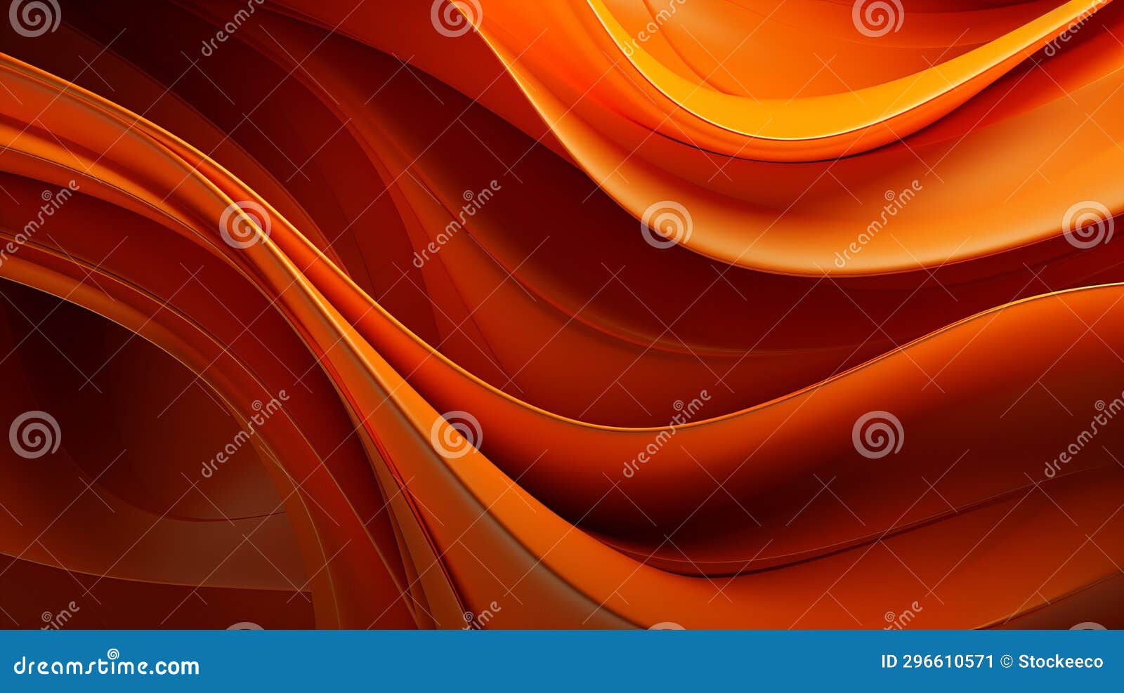 Wavy Orange Wallpapers: Layered Organic Forms with Stunning Details ...