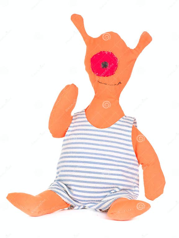 Orange alien stock image. Image of color, creature, background - 18113615