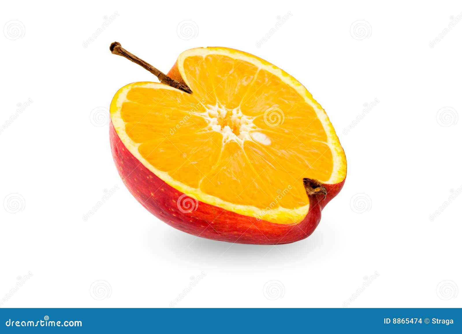 Orange apple stock photo. Image of genetic, apple, unusual - 8865474