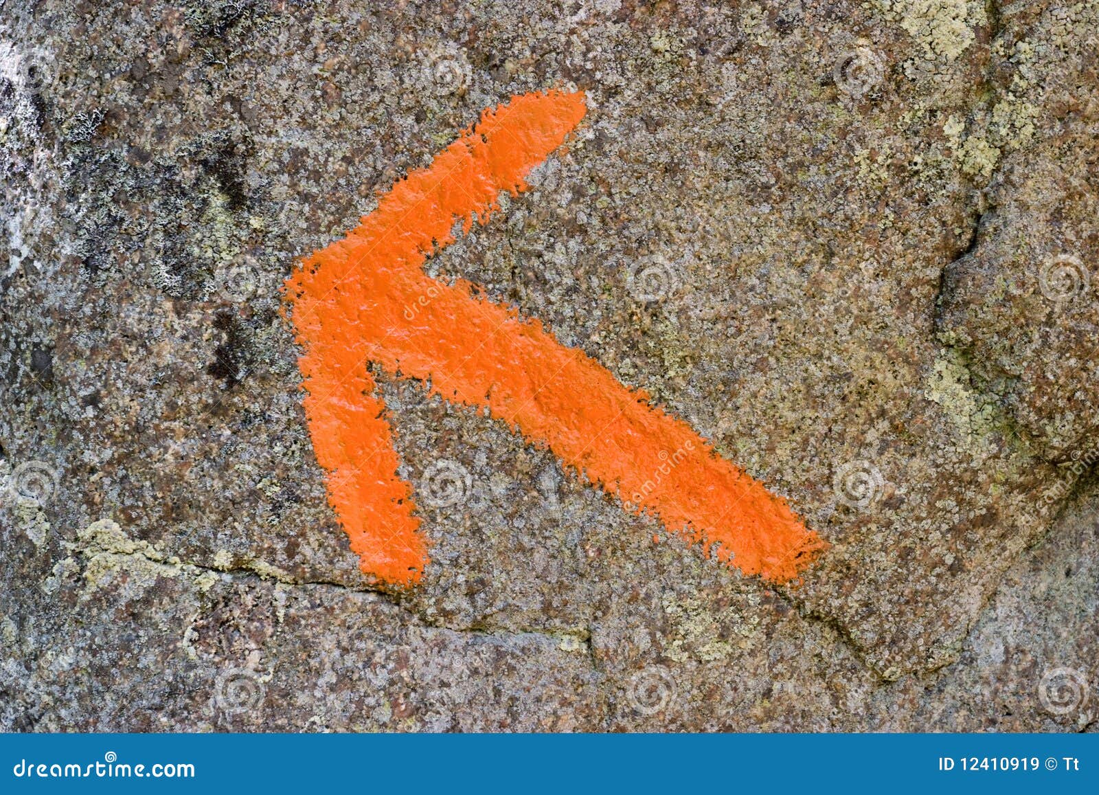 Orange arrow stock image. Image of orange, chart, colorful - 12410919