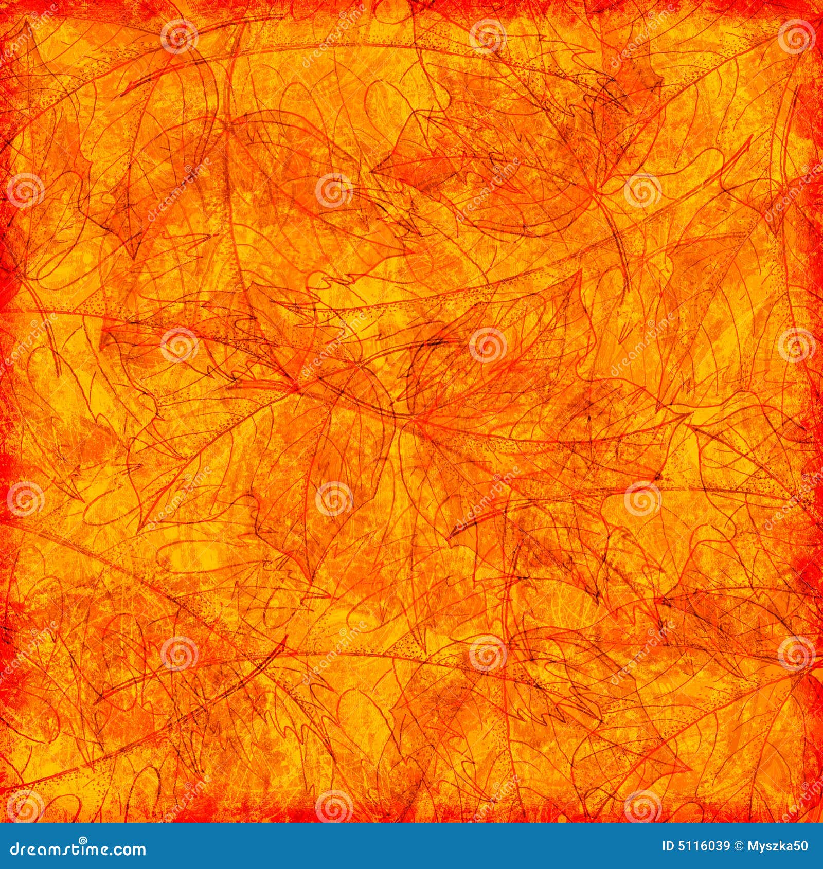 Orange autumn background stock illustration. Illustration of journal ...