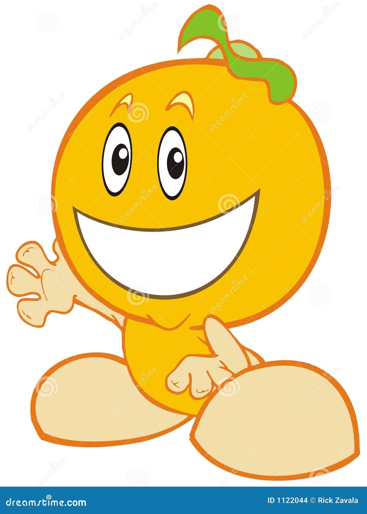 Orange Baby stock illustration. Illustration of fruit - 1122044