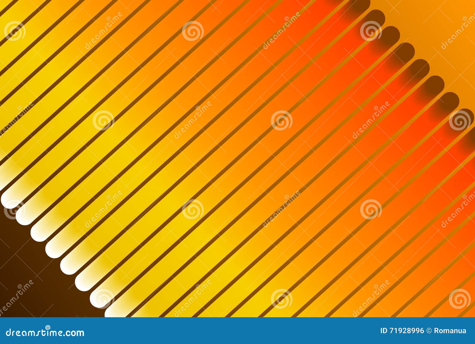 Orange Background, Abstract Form Stock Illustration - Illustration of ...