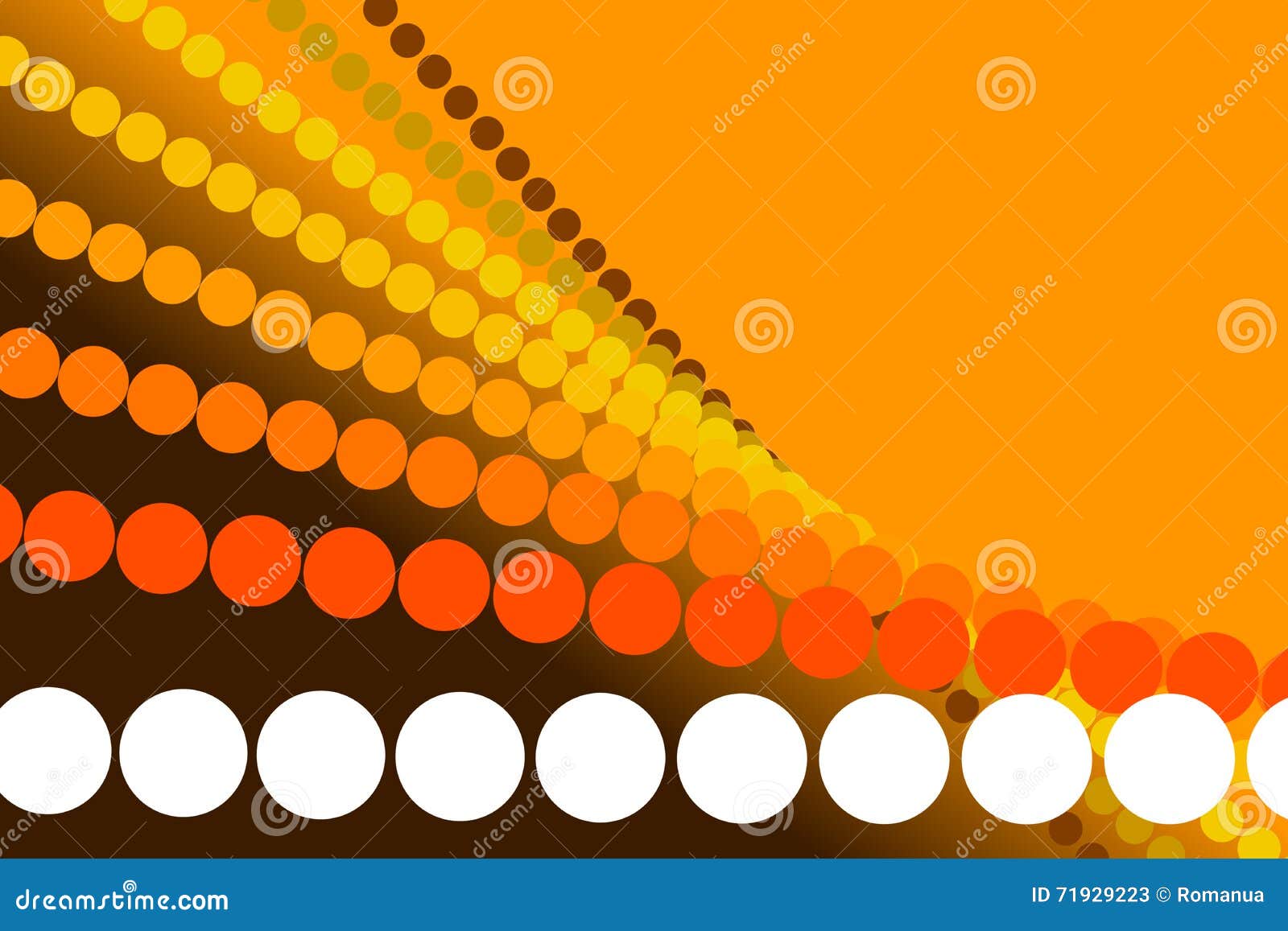 Orange Background, Abstract Form Stock Illustration - Illustration of ...