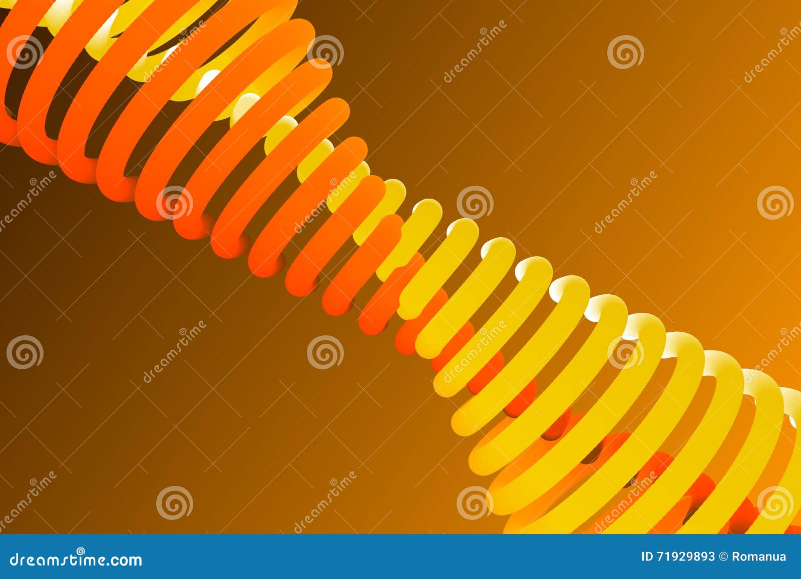 Orange Background, Abstract Form Stock Illustration - Illustration of ...