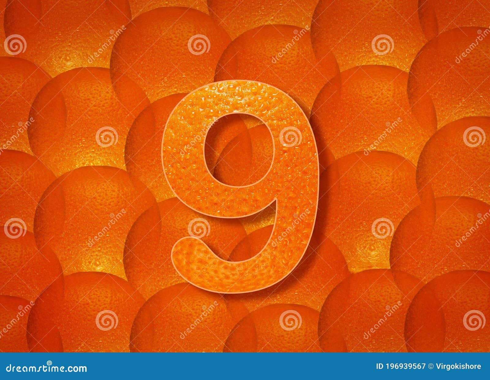 Orange Background with Alphabetic Letters a To Z and Numbers 1 To 0 ...