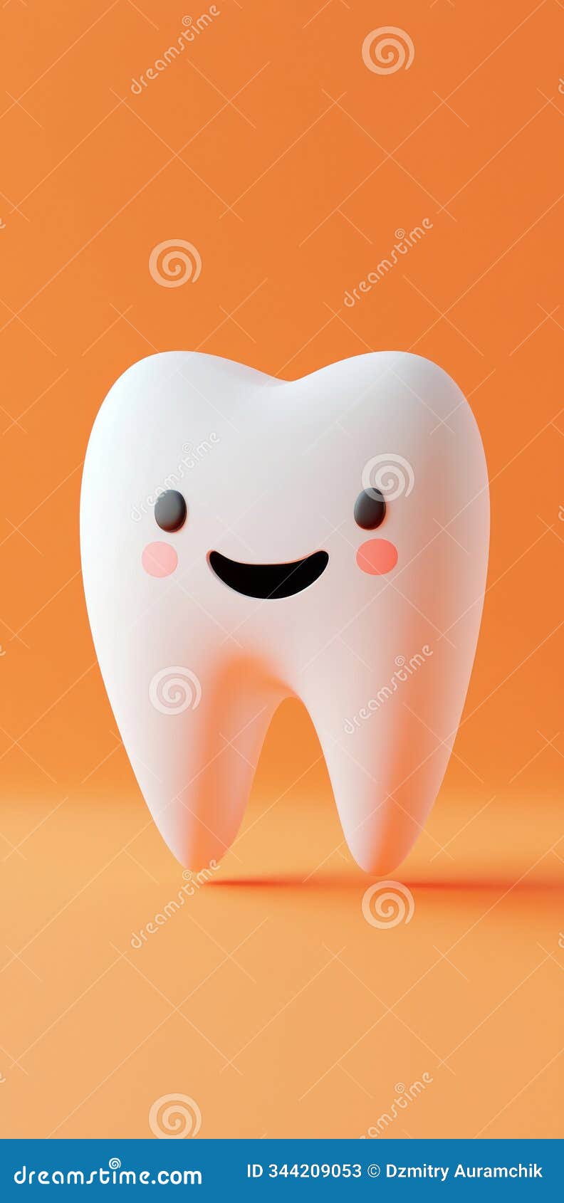 Orange Background with Jack O Lantern Face for Halloween Tooth Figurine ...