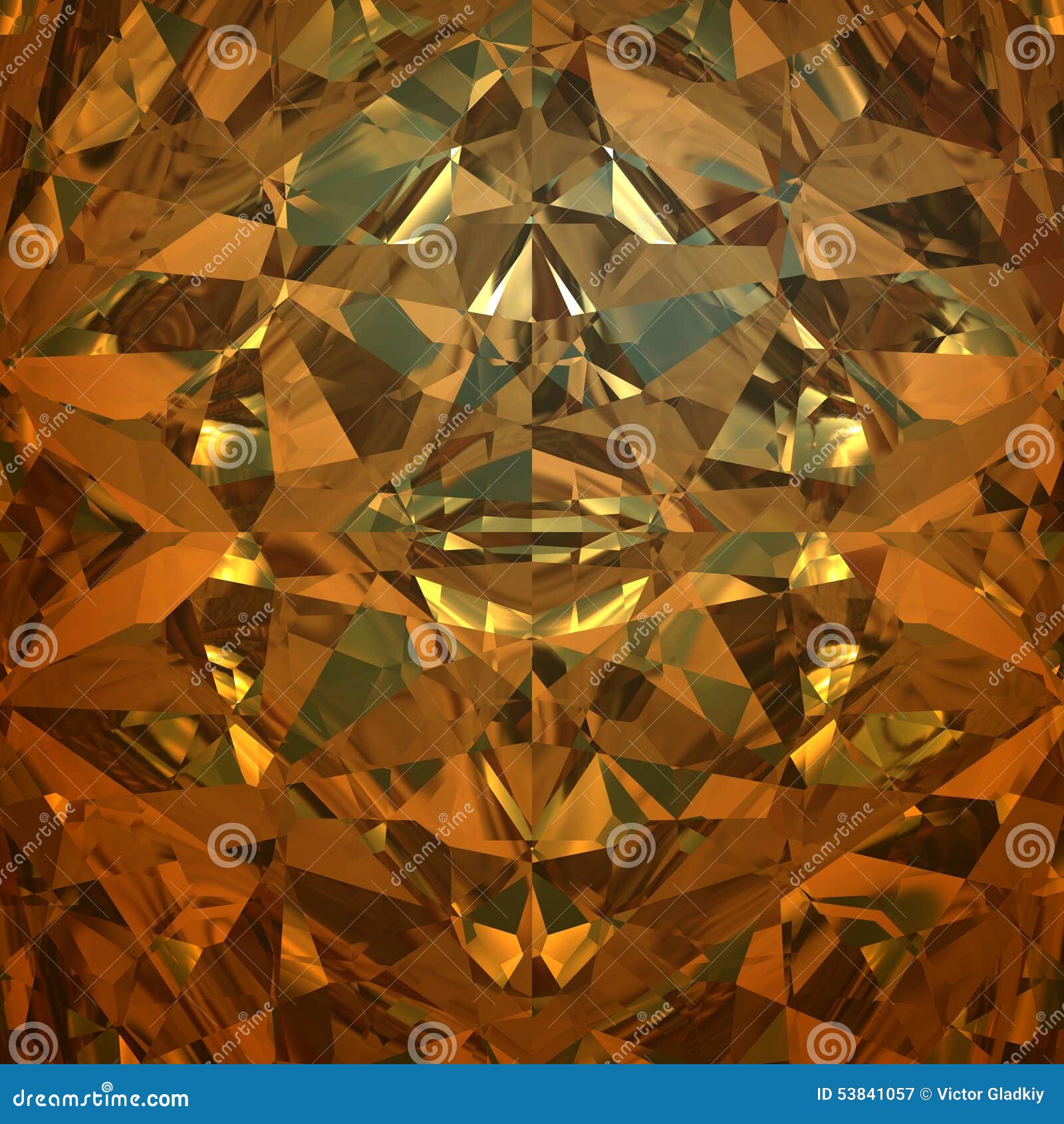 Orange Background of Jewelry Gemstone Stock Illustration - Illustration ...