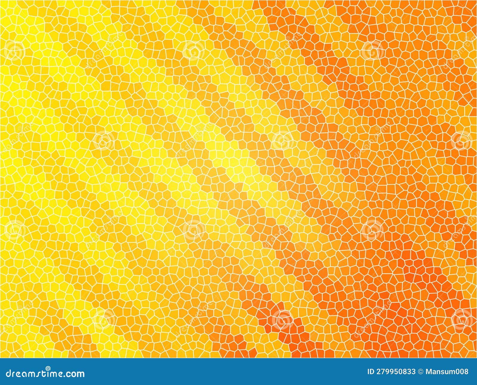 Orange Background with Pixel Art, Illustration Stock Illustration ...