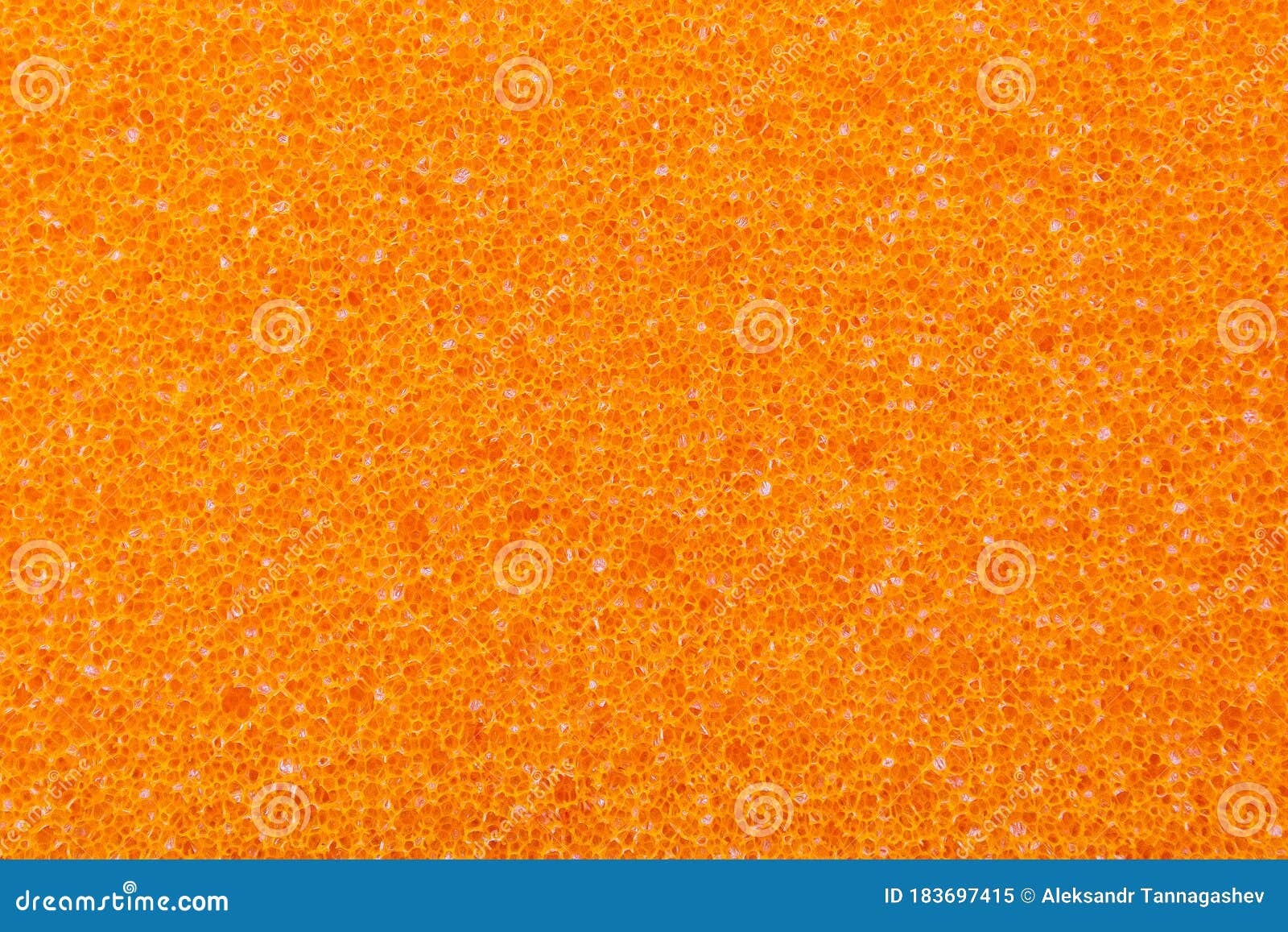 Orange Background Texture of the Foam. Orange Foam. Stock Image - Image ...