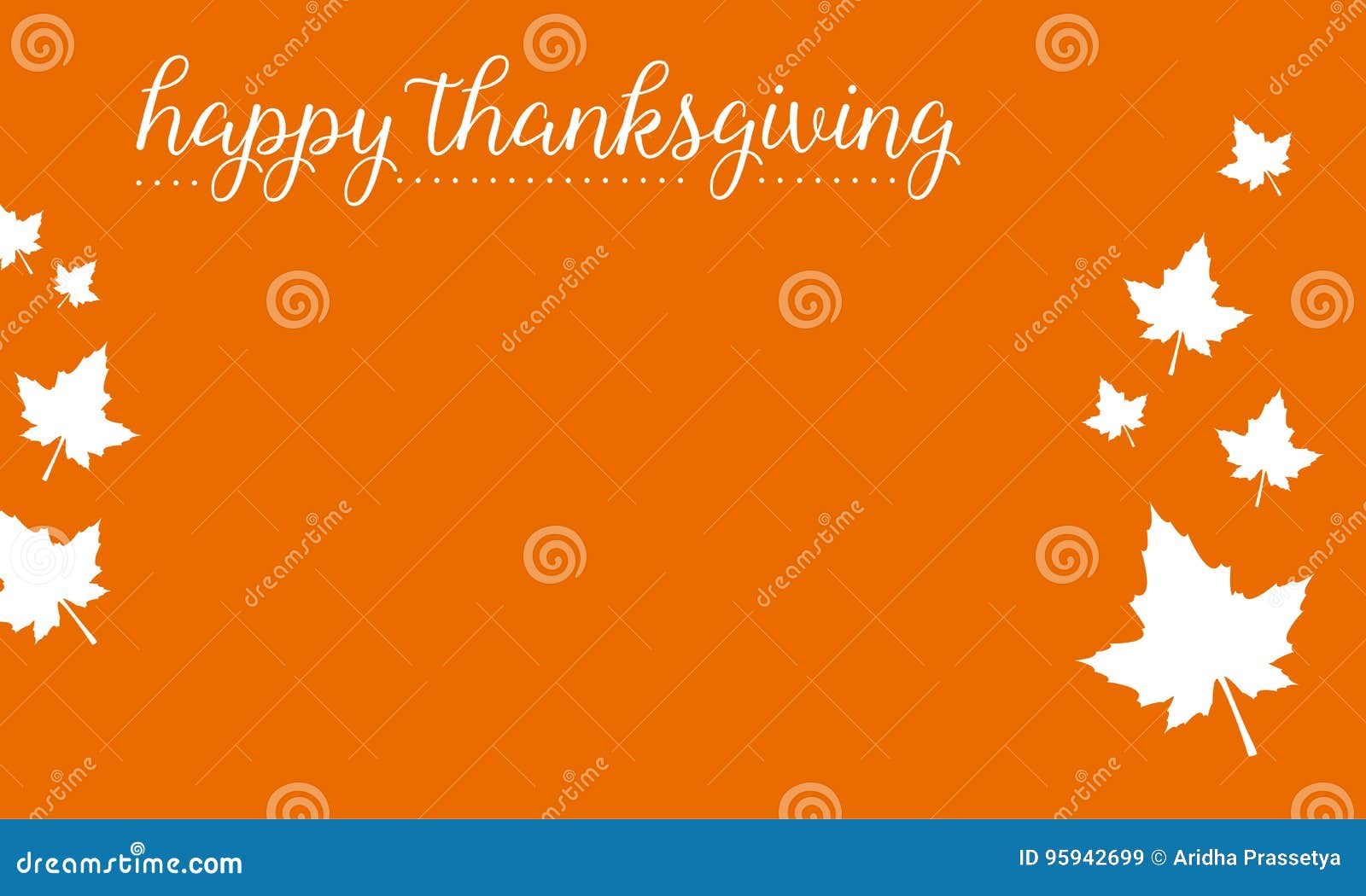 On Orange Background for Thanksgiving Stock Vector - Illustration of ...