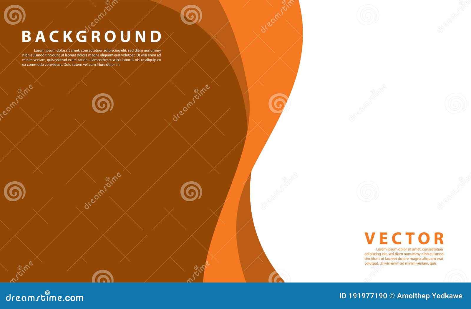 Orange Background Vector Lighting Effect Graphic for Text and Message ...
