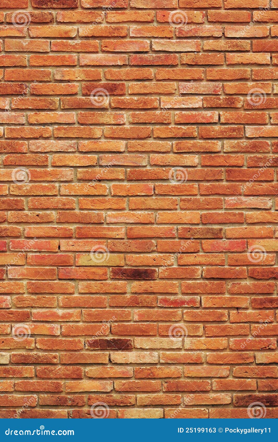 Orange Backsteinmauerbeschaffenheit Stockbild - Bild von architektur ...