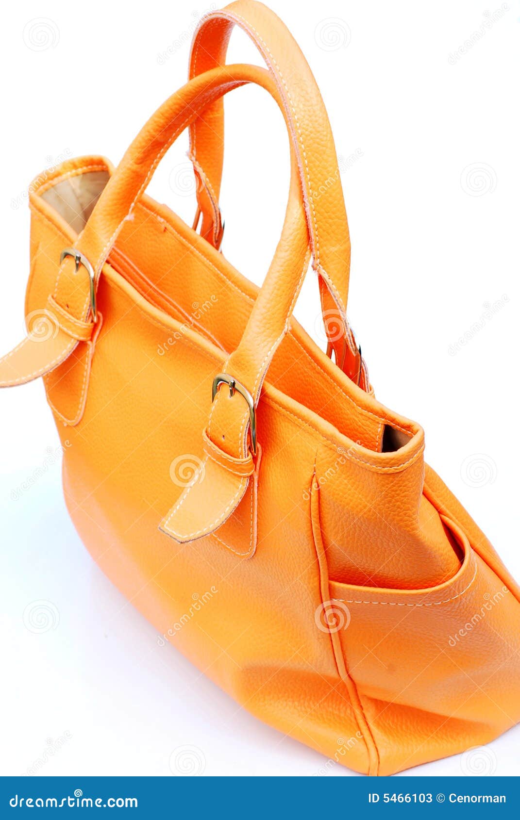 Orange bag stock image. Image of orange, womens, fashion - 5466103