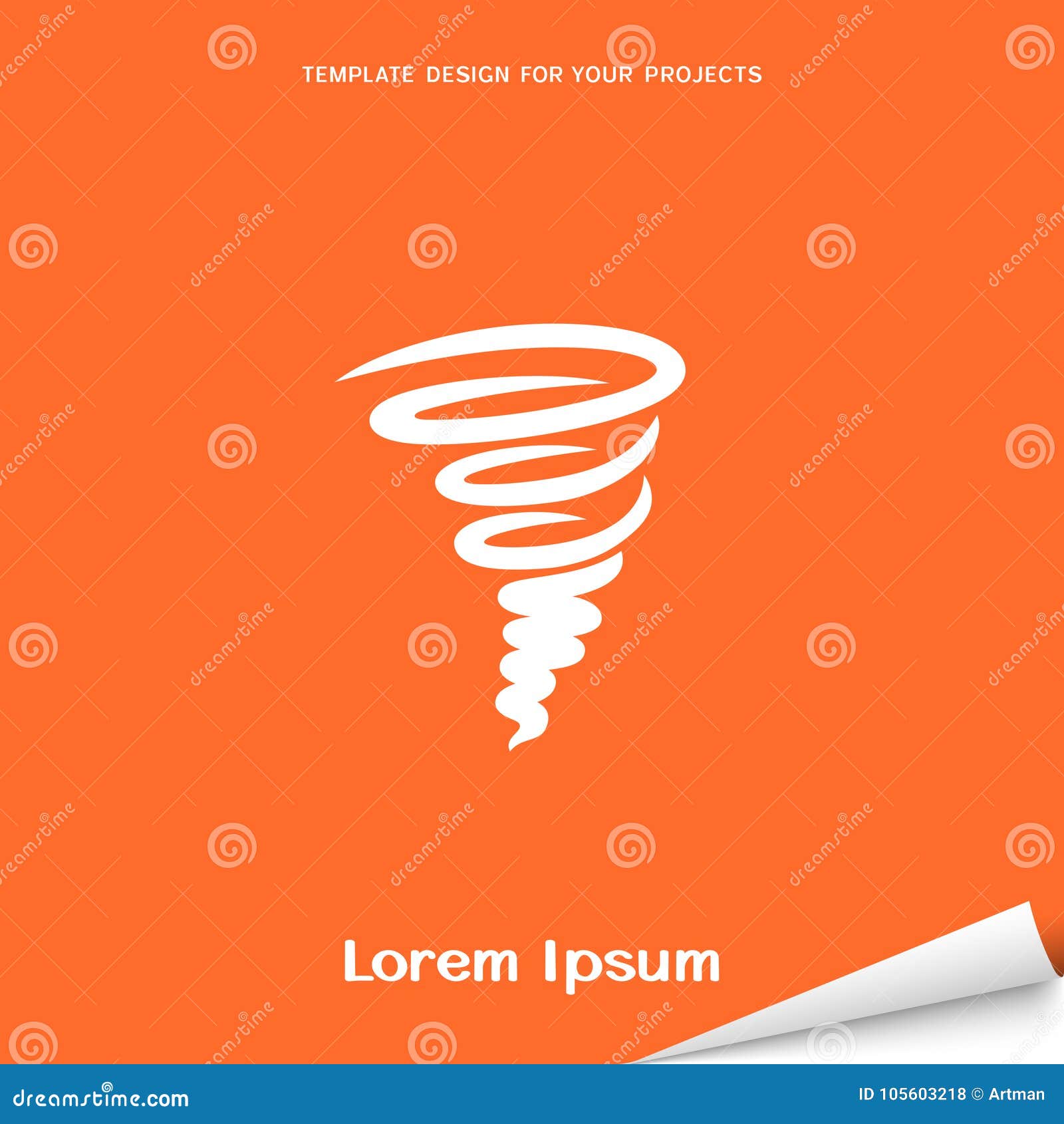 Tornado Icon Vector, Cyclone, Hurricane Design Isolated On White ...