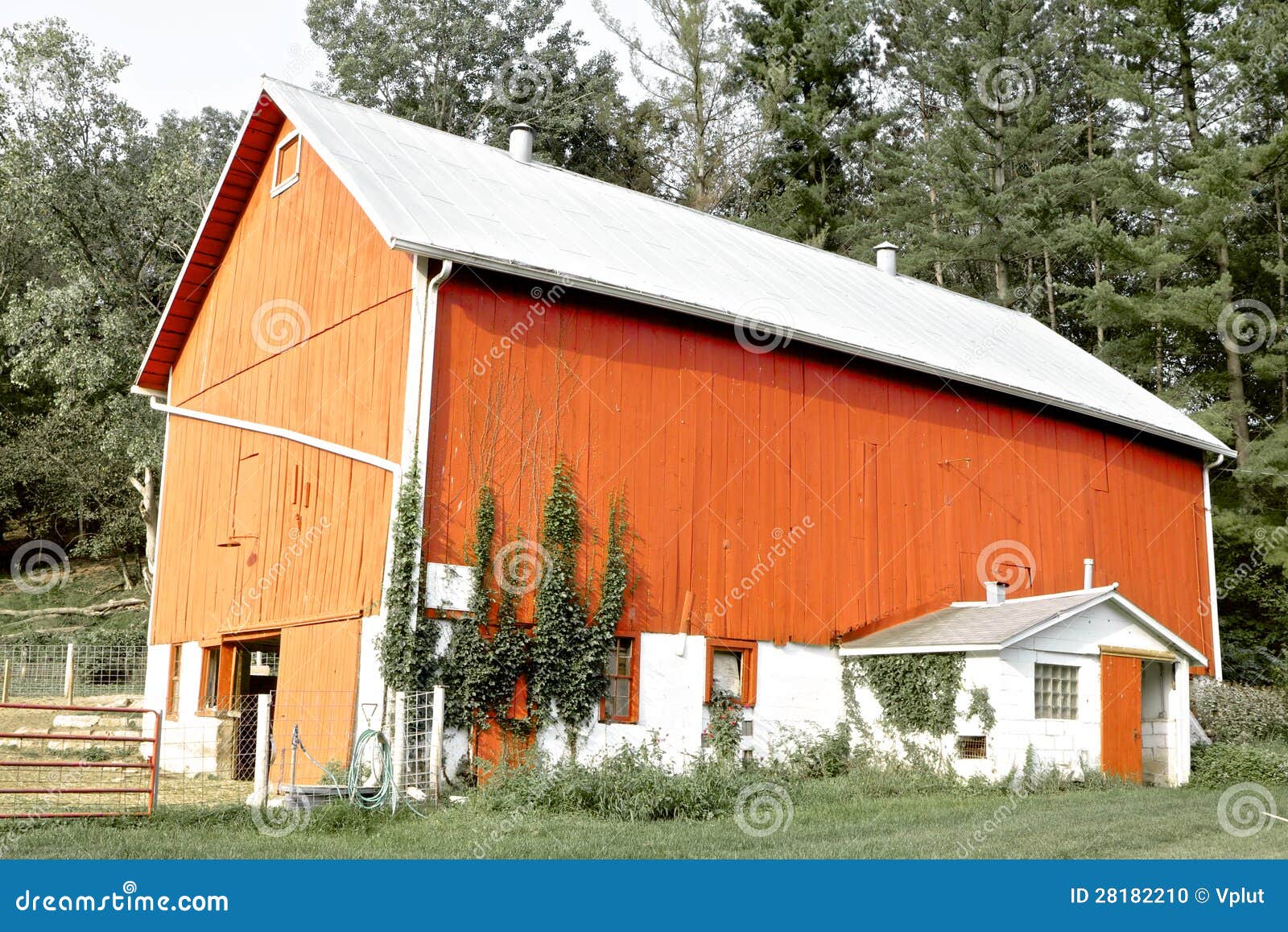 Orange Barn stock photo. Image of country, barn, states - 28182210