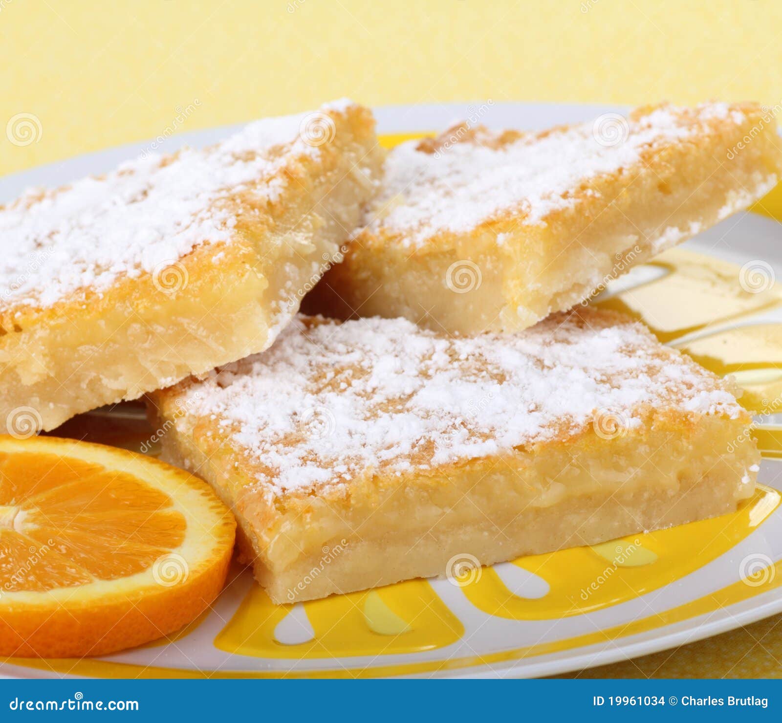 Orange Bars stock photo. Image of snack, dessert, orange - 19961034