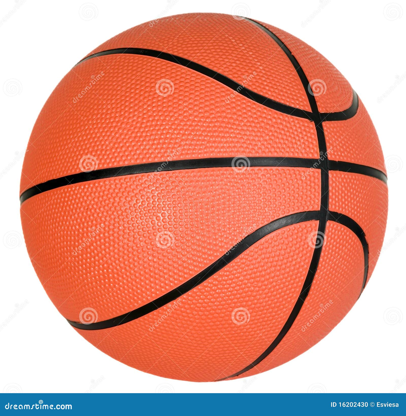 Orange basketball ball stock photo. Image of white, leisure - 16202430