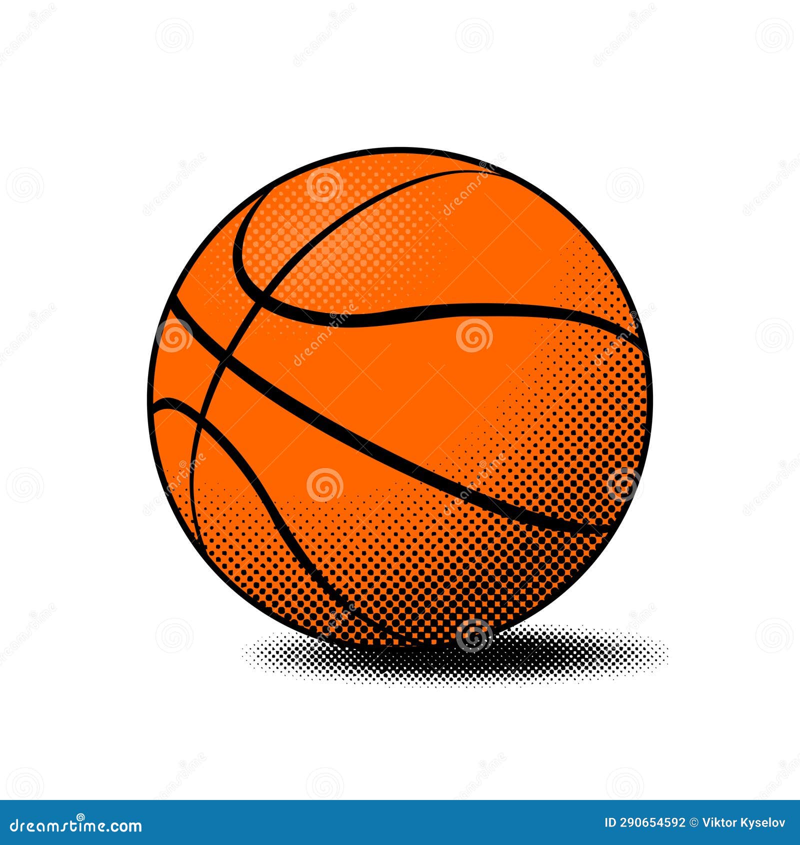 Orange Basketball Ball Icon Stock Illustration - Illustration of crest ...
