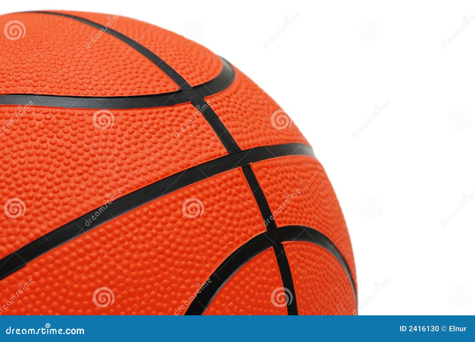 Orange basketball isolated stock photo. Image of round - 2416130