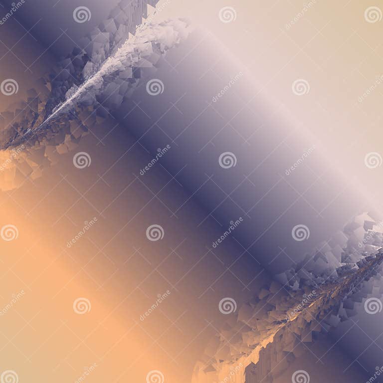 Orange, Beige and Violet Diagonal Gradient with Two Cuts with Distorted ...
