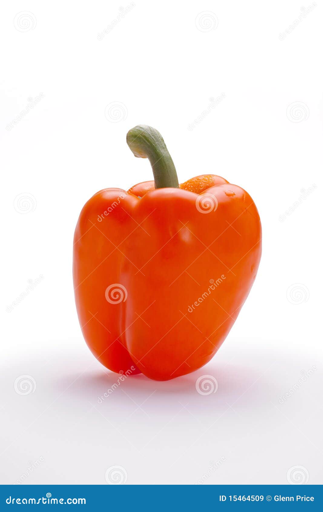 Orange Bell Pepper stock image. Image of chili, bell - 15464509