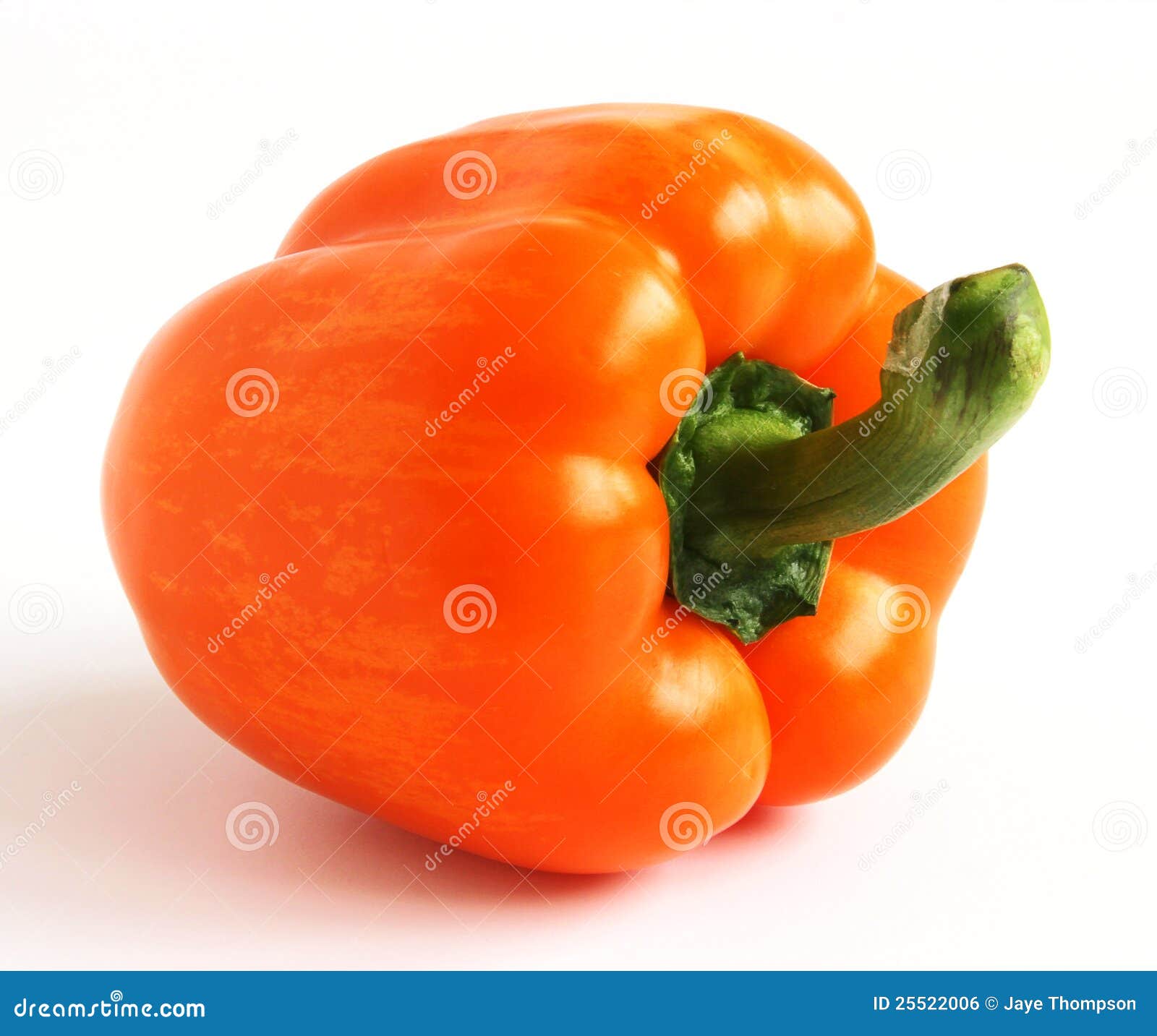 Orange Bell Pepper (capsicum) Stock Photo - Image of bell, bright: 25522006