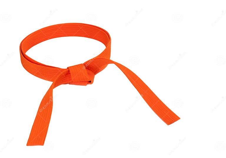 Orange Belt stock photo. Image of belt, aikido, knot - 19315526