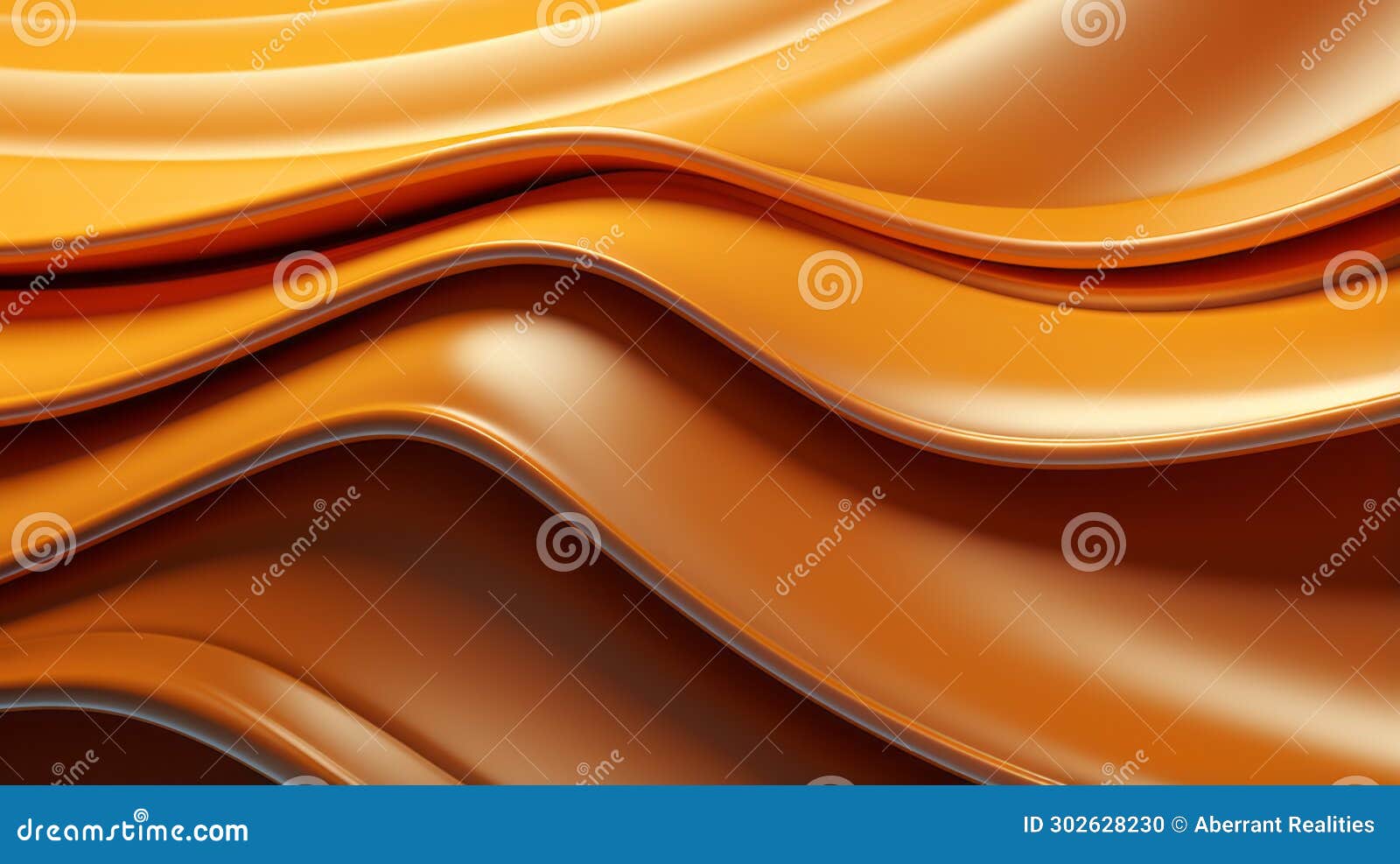 An Orange and Black Background with Wavy Lines Stock Illustration ...