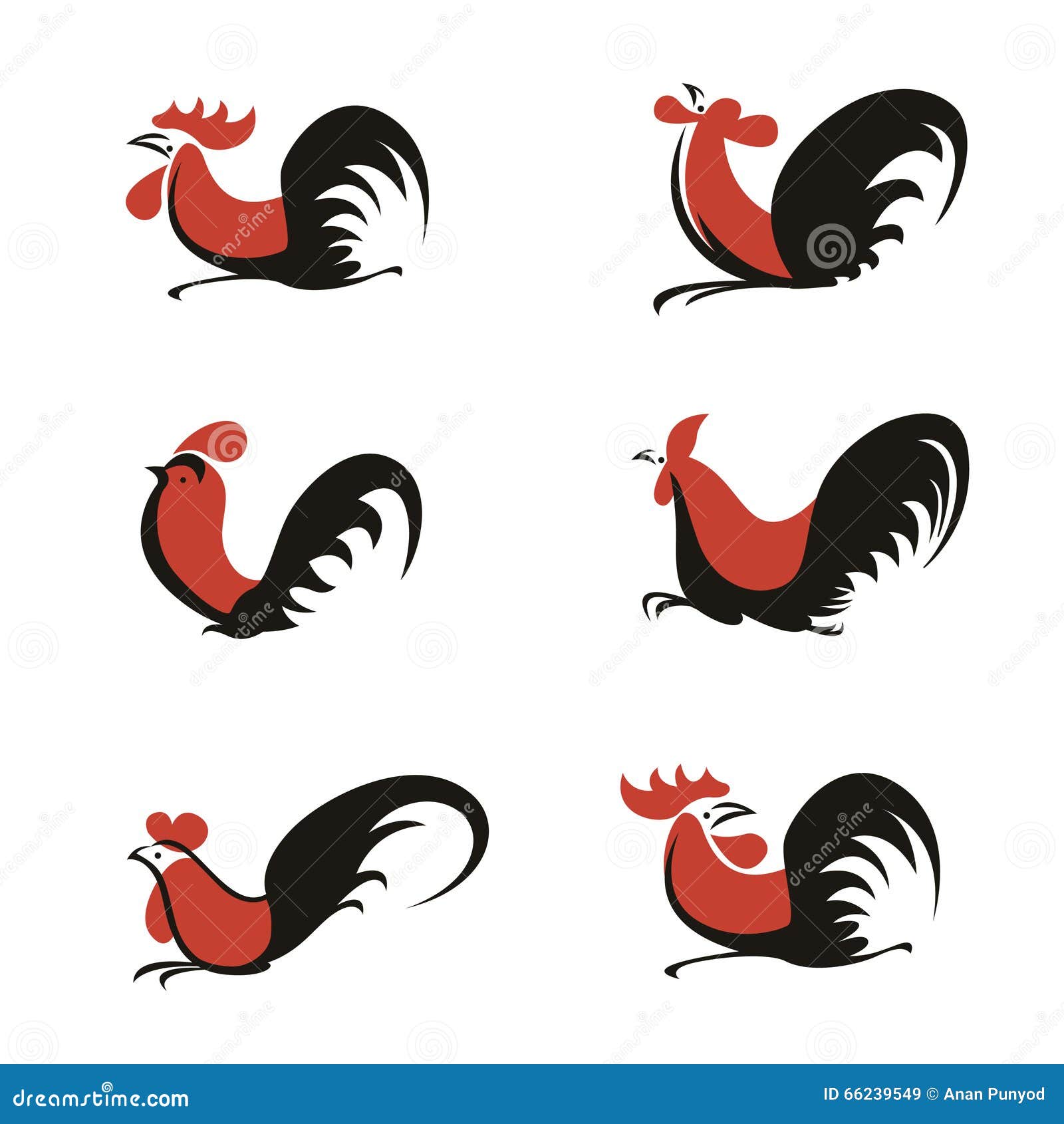 Black Chicken. Logo Vector Illustration | CartoonDealer.com #139214264
