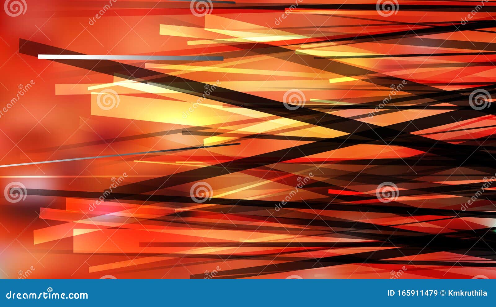 Black Intersecting Straight Lines On An Emerald Background. Cartoon ...