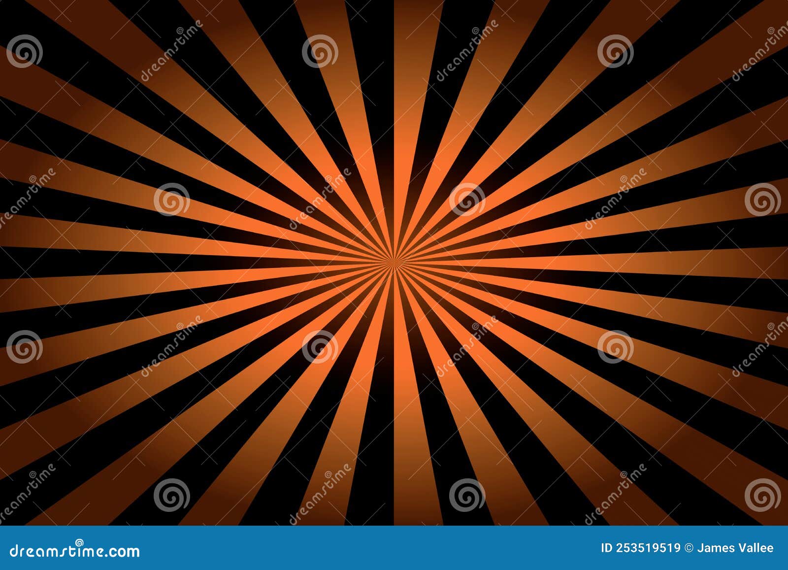 Orange and Black Starburst Background Stock Illustration - Illustration ...
