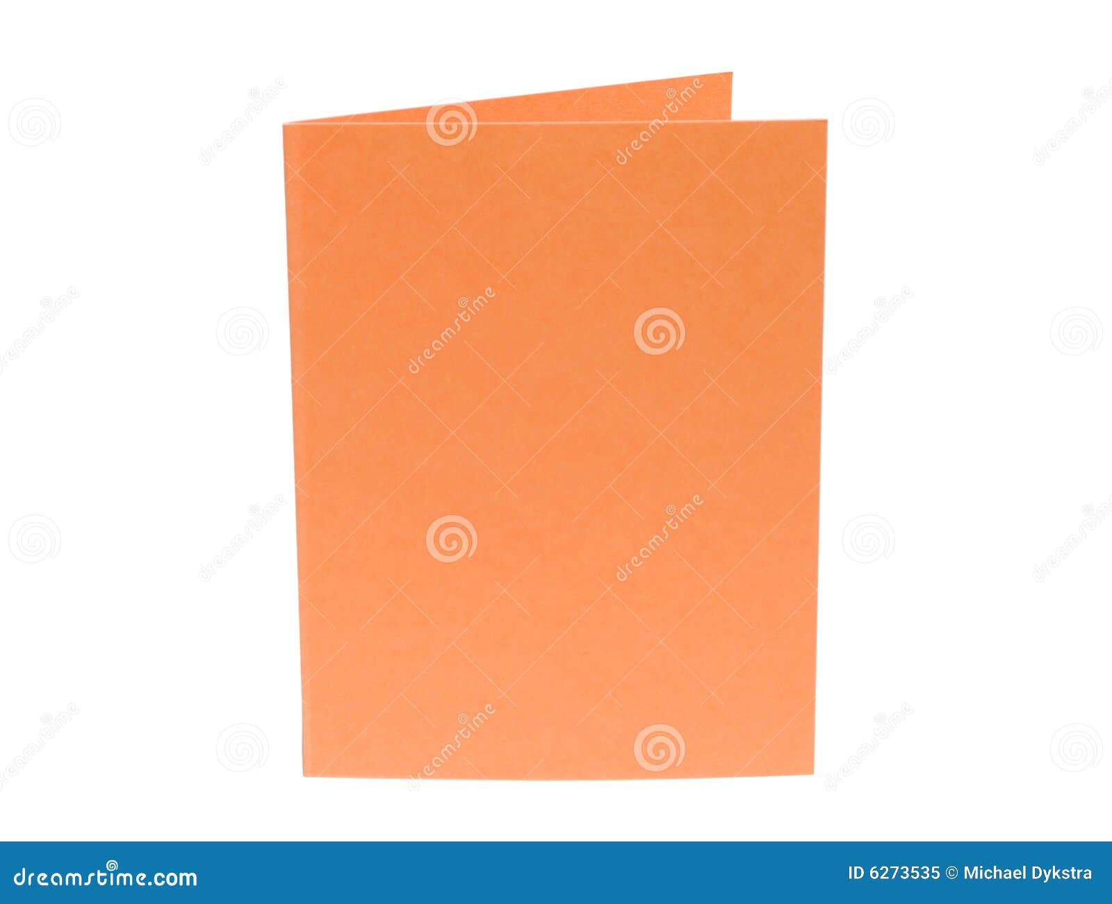 Orange Blank Card stock image. Image of white, paper, correspondence ...
