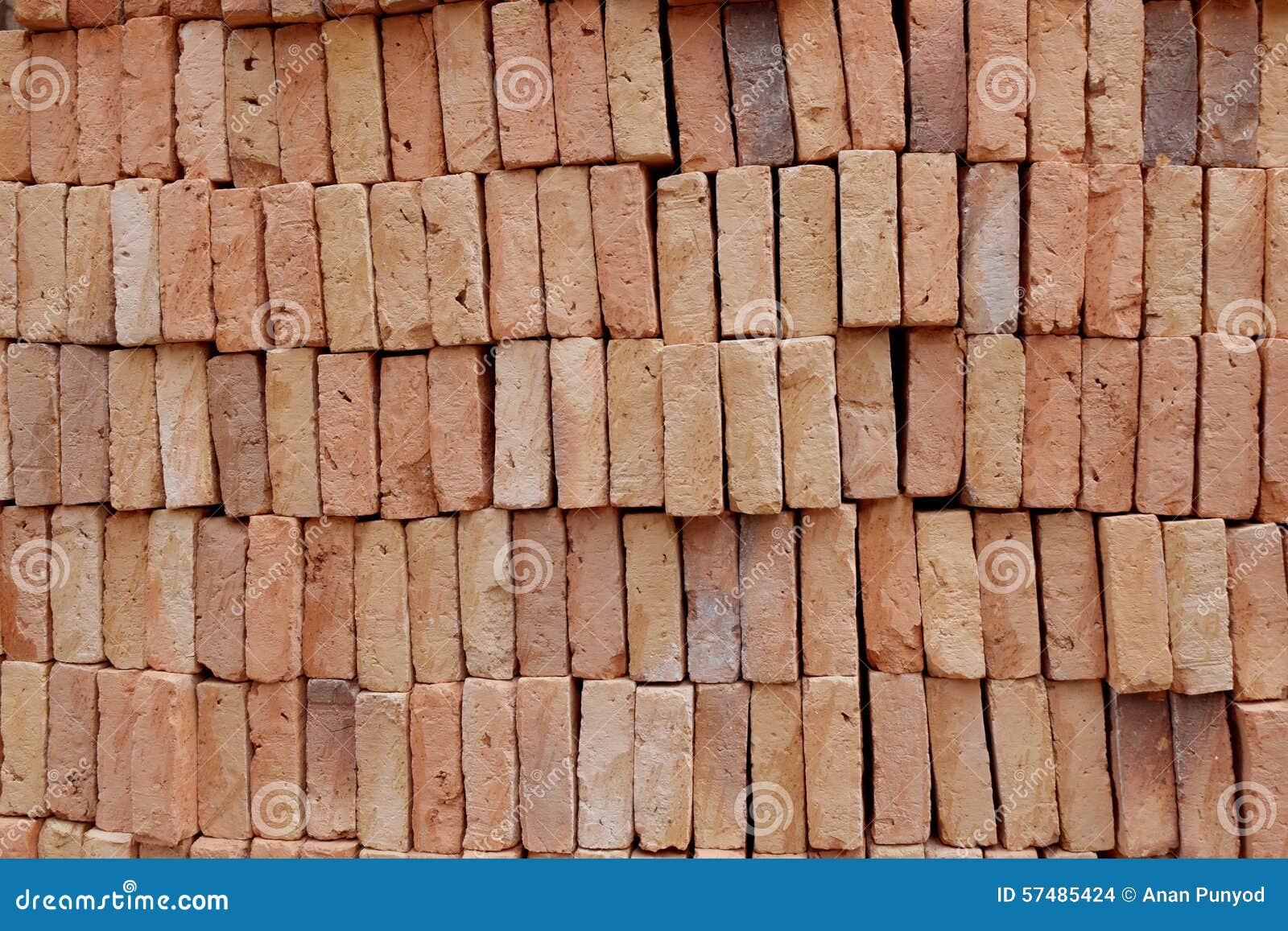 Orange Block Brick by Layer Abstract Background Stock Photo - Image of ...