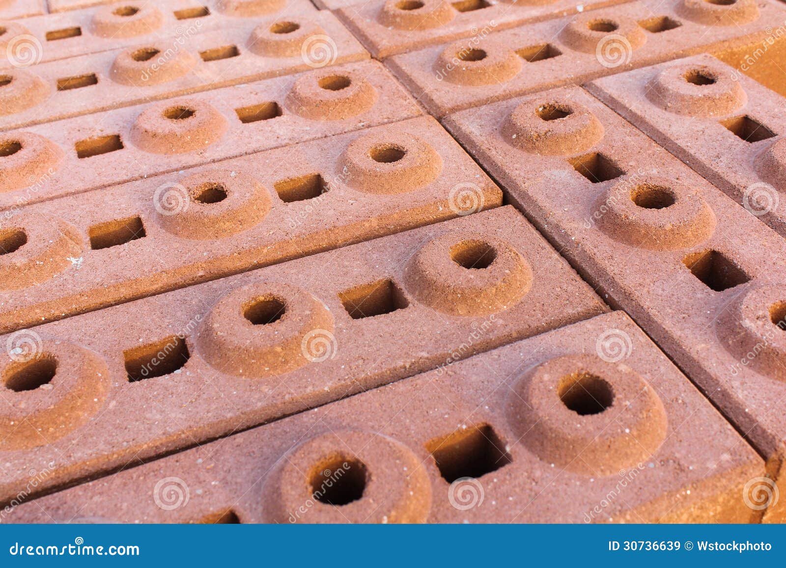 Orange Block Wall Could Be Used for Background Texture Stock Image ...