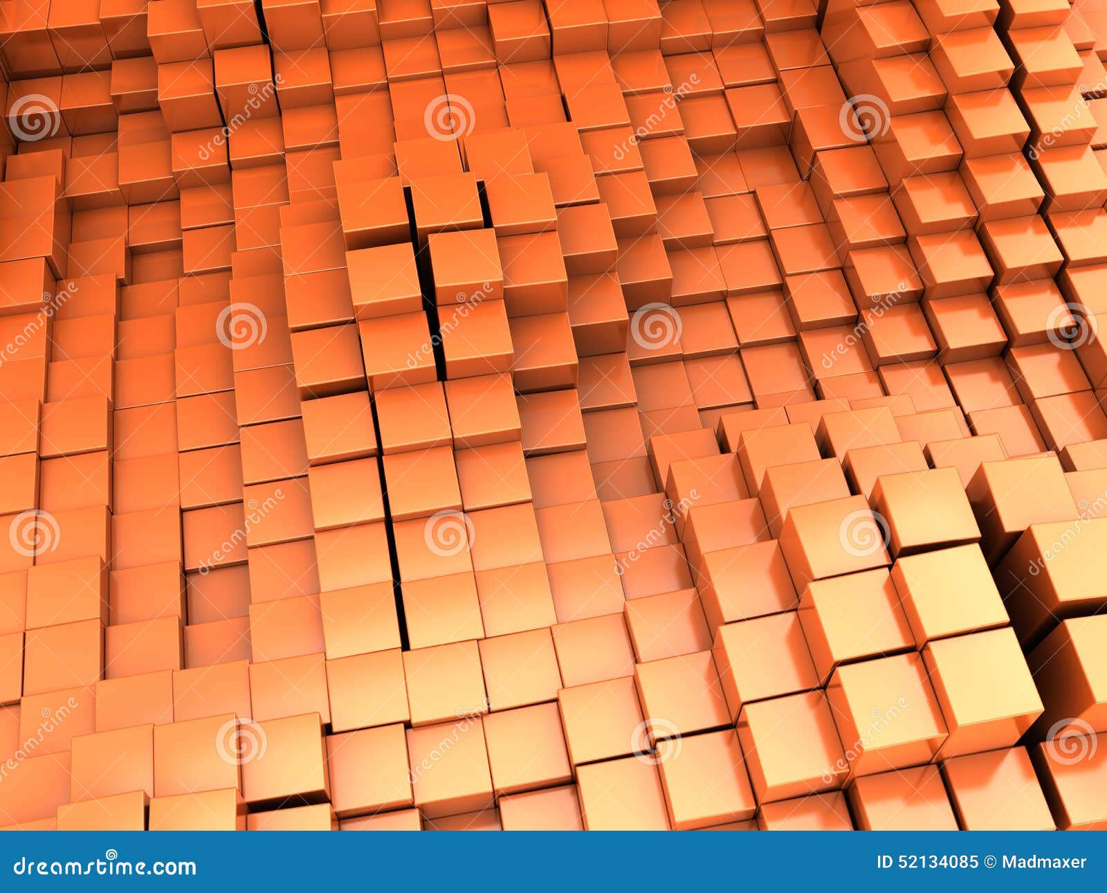 Orange blocks background stock illustration. Illustration of template ...