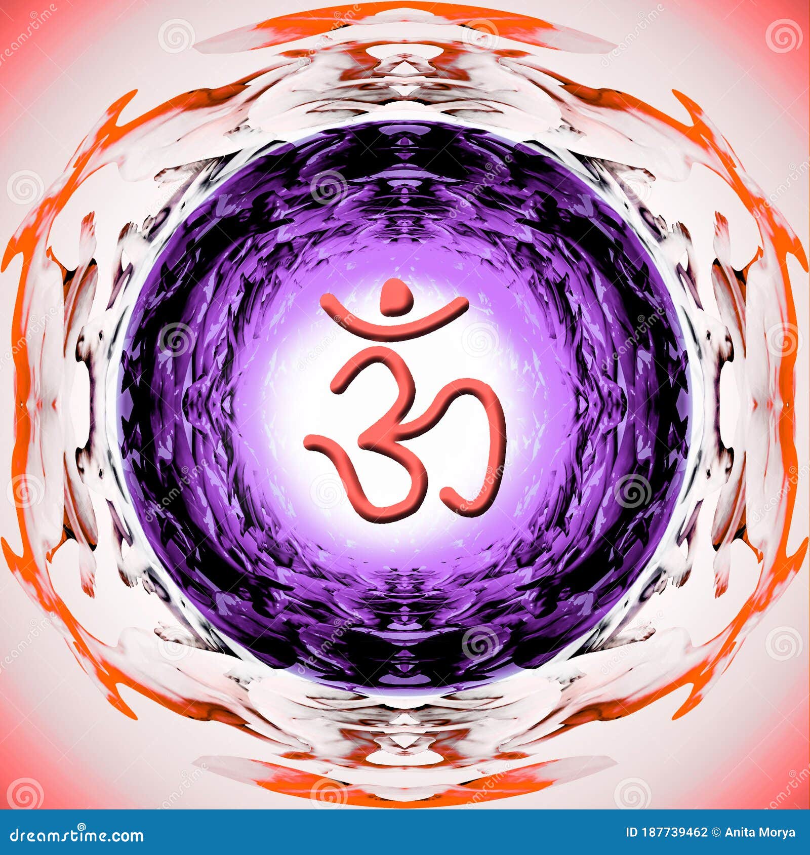 Hindu Symbol Vector Illustration | CartoonDealer.com #4320612