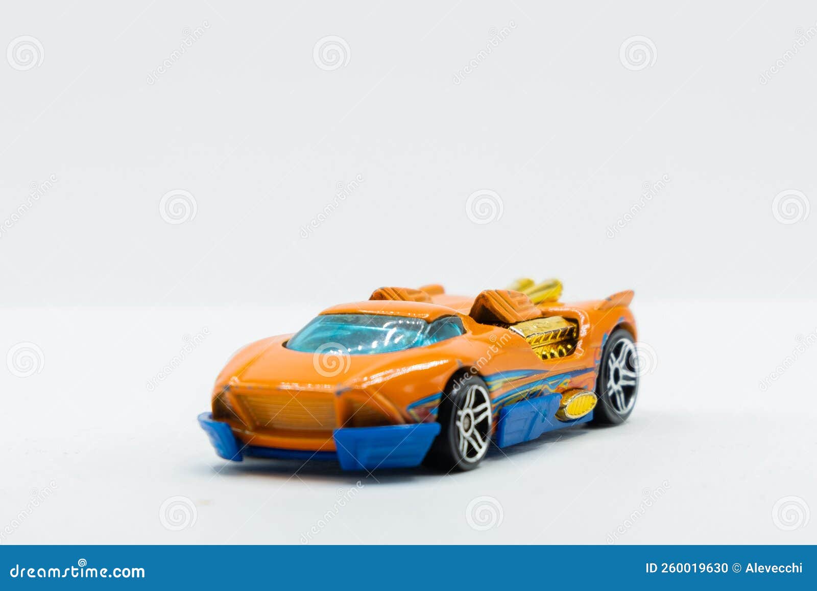 Orange and Blue Fast Race Car Toy Stock Photo - Image of antique ...