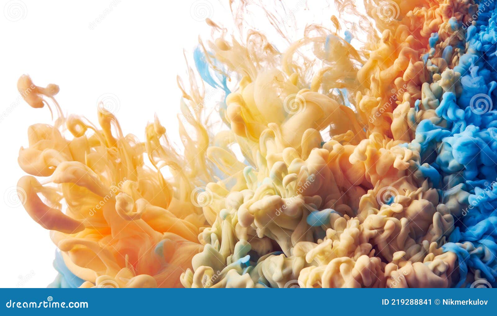 Ink Paint Splash Background Stock Image - Image of cosmetic, flowing ...