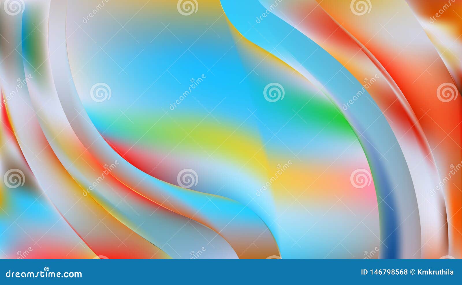 Orange Blue Line Background Beautiful Elegant Illustration Graphic Art ...