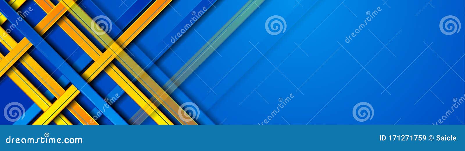 Orange and Blue Stripes Abstract Tech Vector Background Stock Vector ...