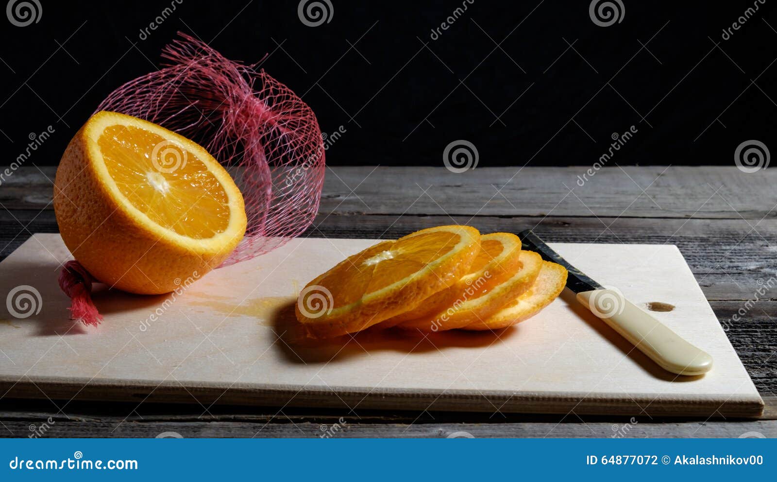 Orange on the board stock photo. Image of citrus, orange - 64877072