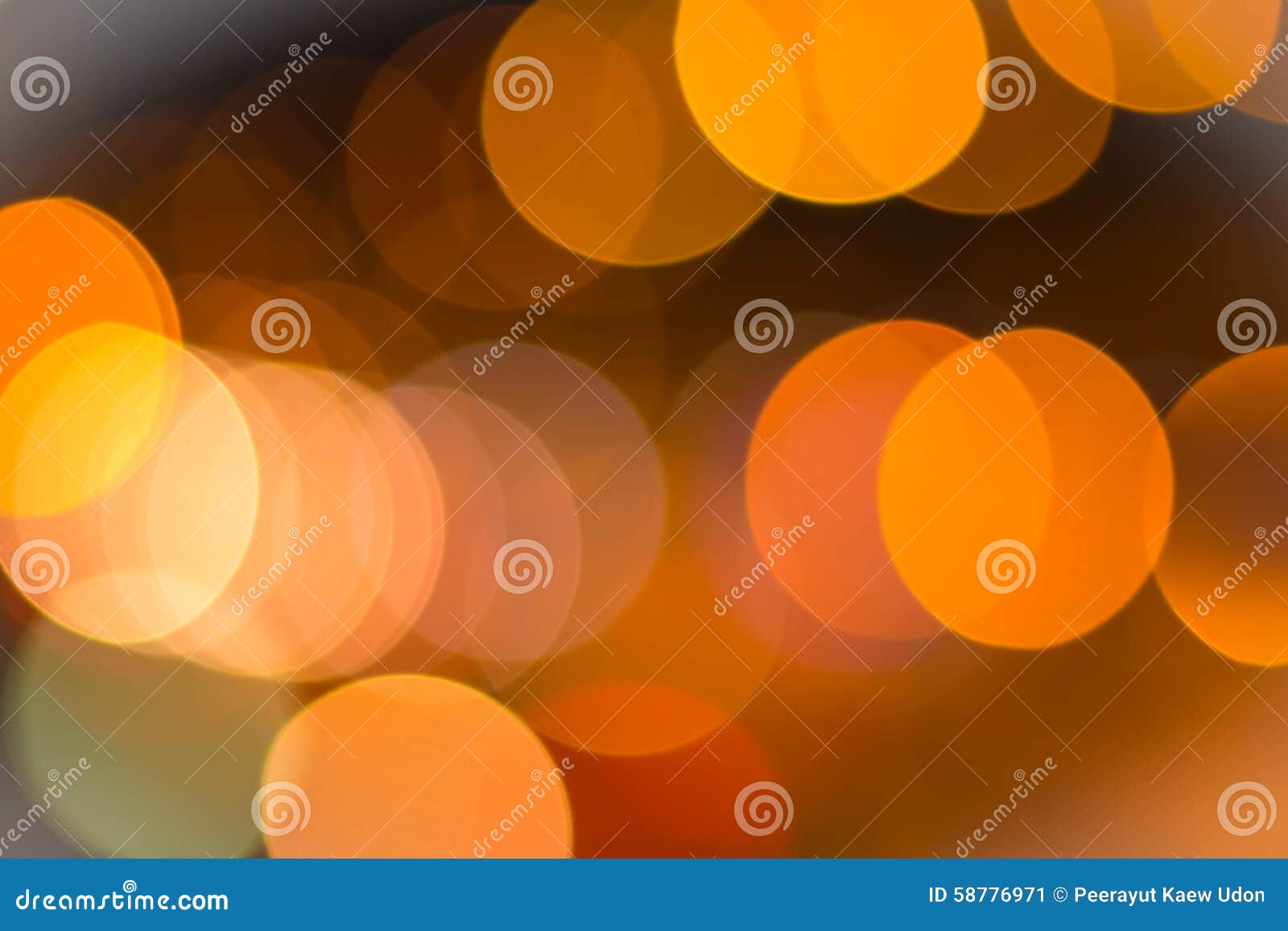 Orange Bokeh for Background Stock Image - Image of lush, concept: 58776971