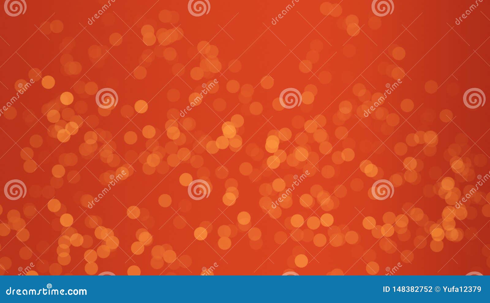 Orange Bokeh for Background Texture Overlays. Magic Glitter Stock Photo ...