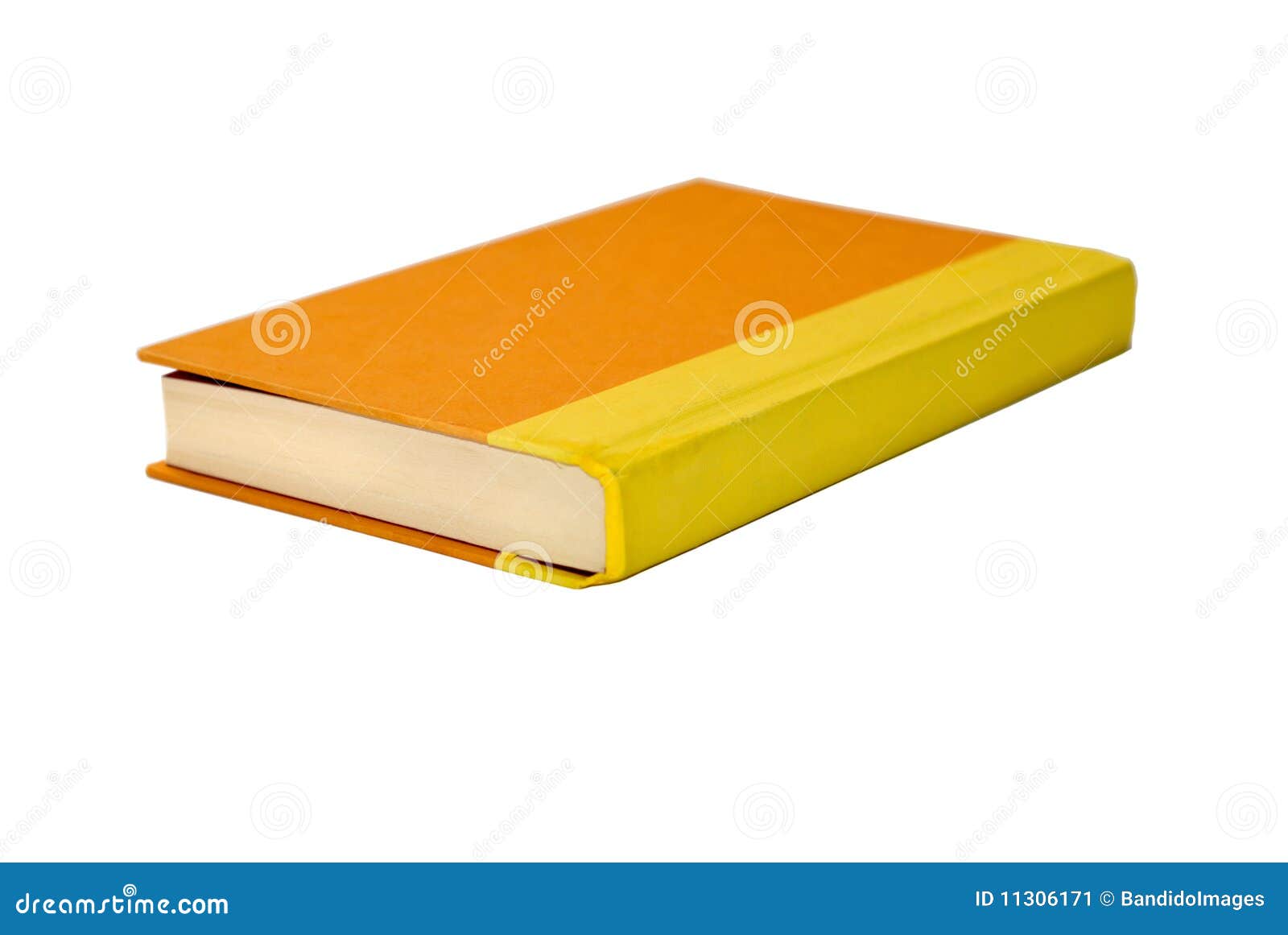 Orange book stock image. Image of color, isolated, frame - 11306171