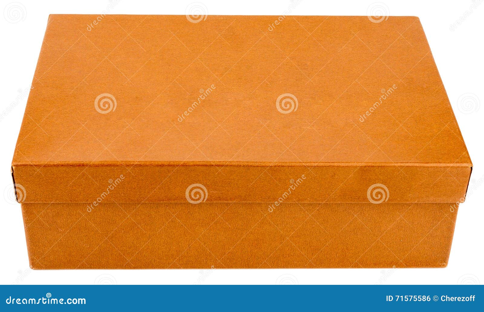 Orange Box Isolated on White Stock Photo - Image of packaging, retail ...