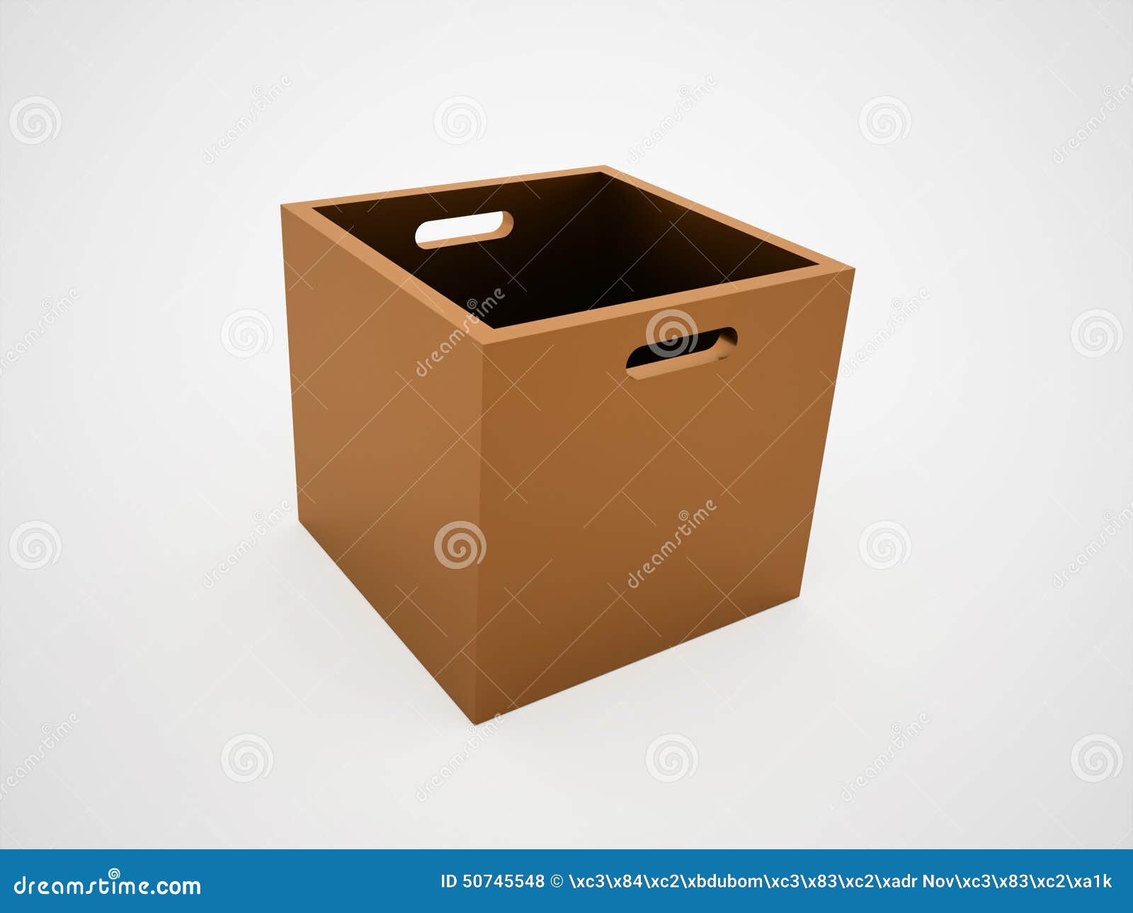 Orange box rendered stock illustration. Illustration of cargo - 50745548