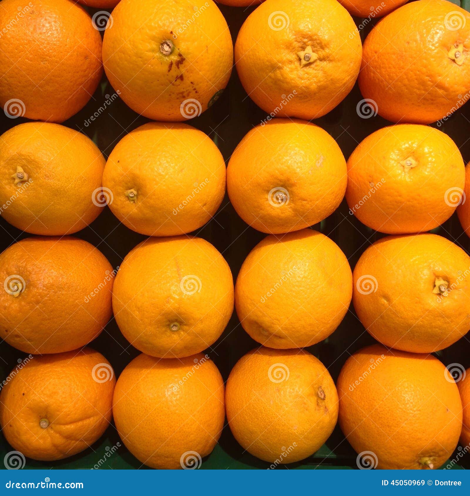 Orange in box stock image. Image of tropical, juicy, market - 45050969
